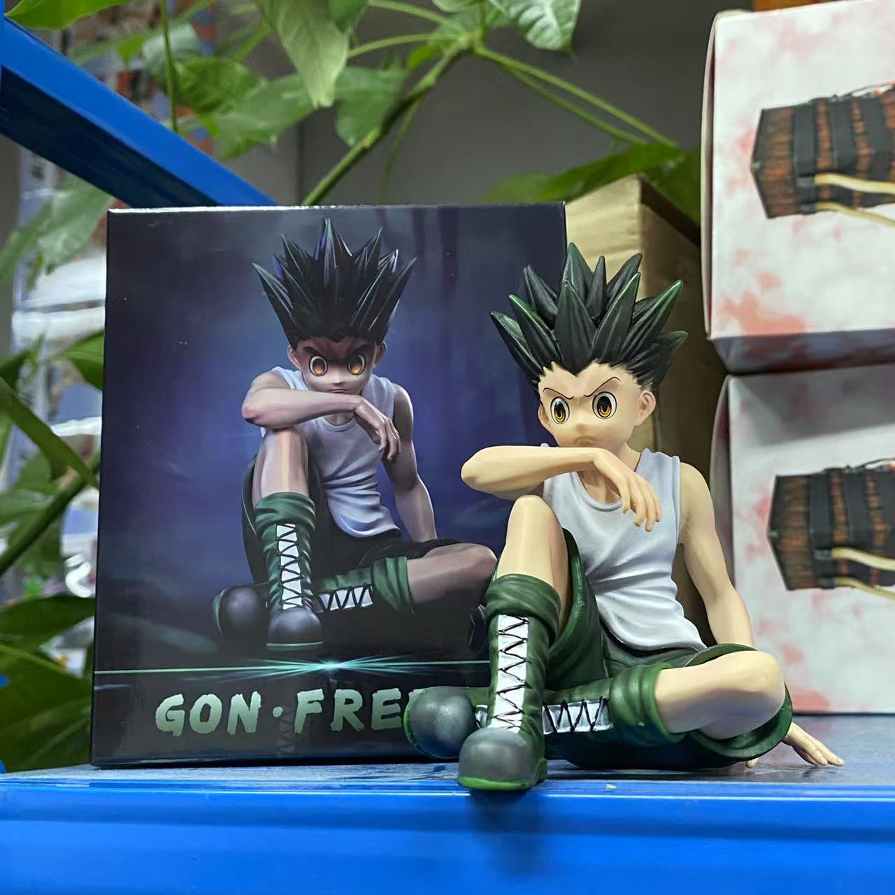 Hunter X Hunter Sit Position Killua Zoldyck and Gon FREECSS PVC Figure ...