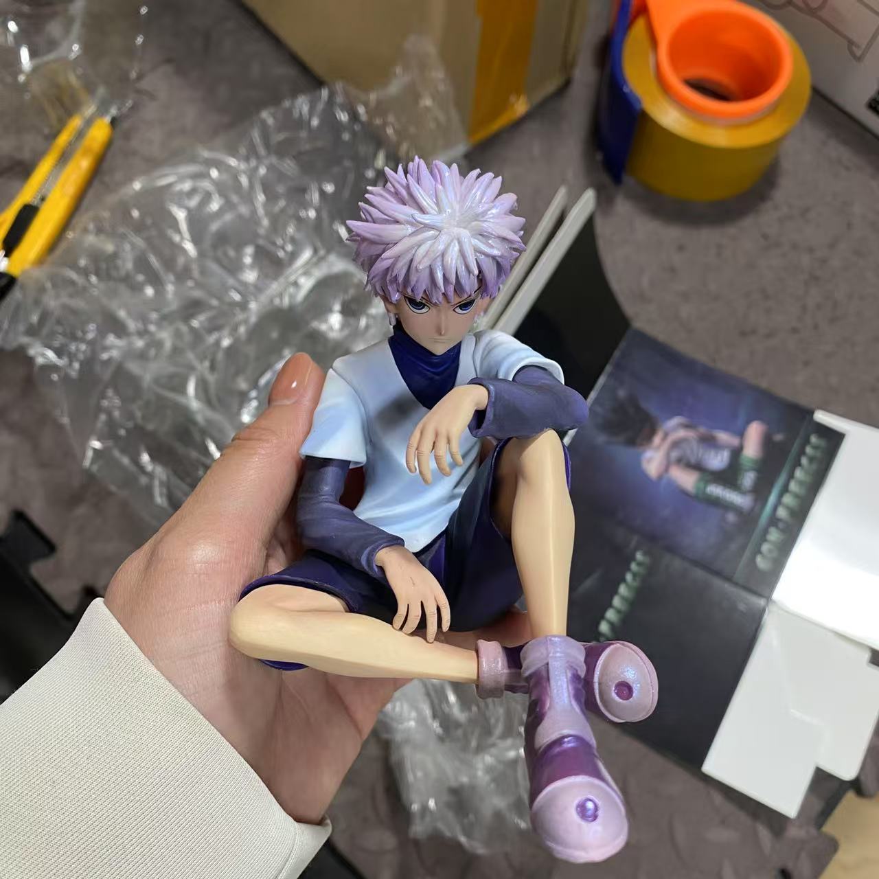 Hunter X Hunter Sit Position Killua Zoldyck and Gon FREECSS PVC Figure ...