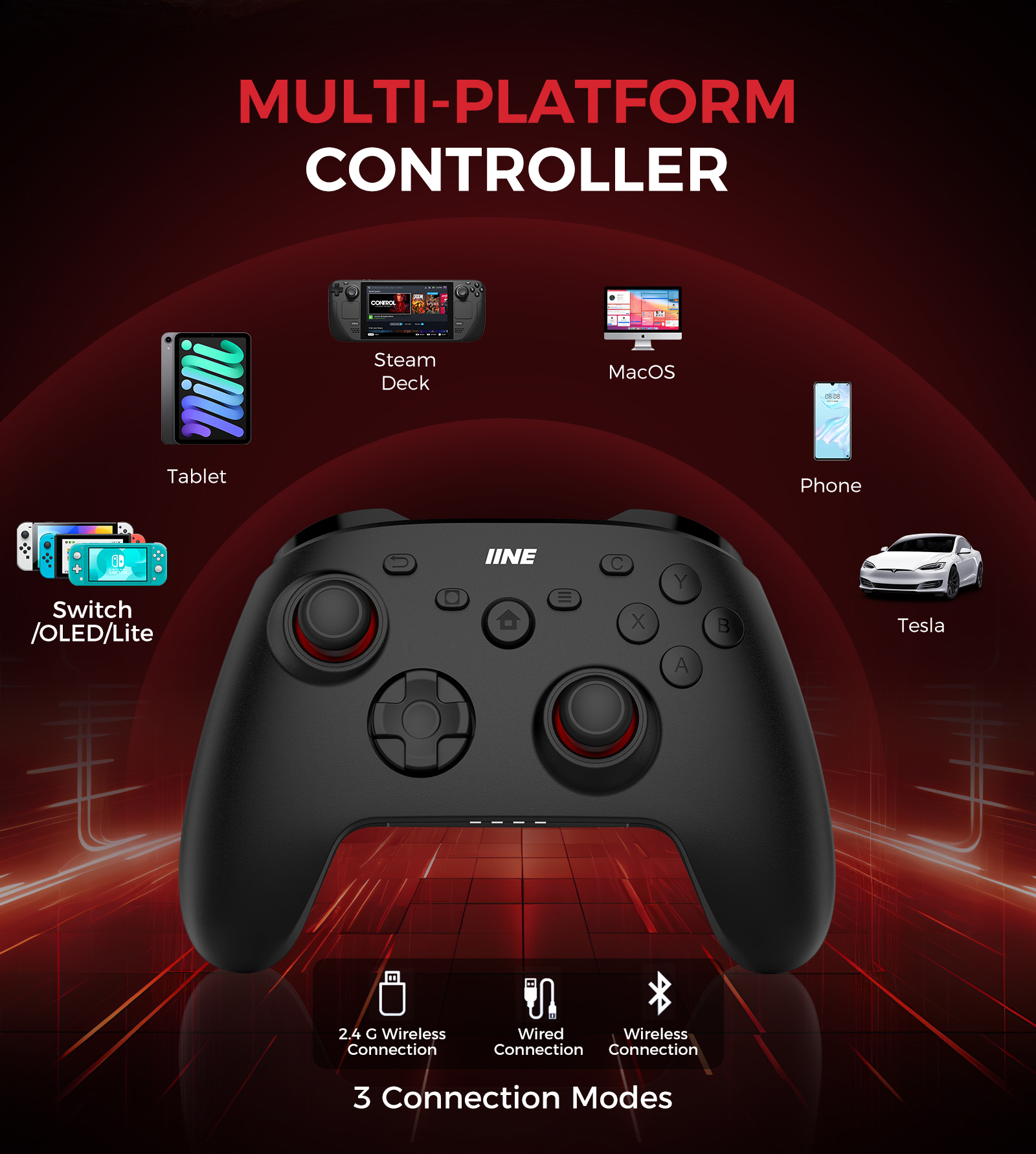 IINE Hypnos Wireless PC Controller /EnableDisable Macro Function&1000Hz ...
