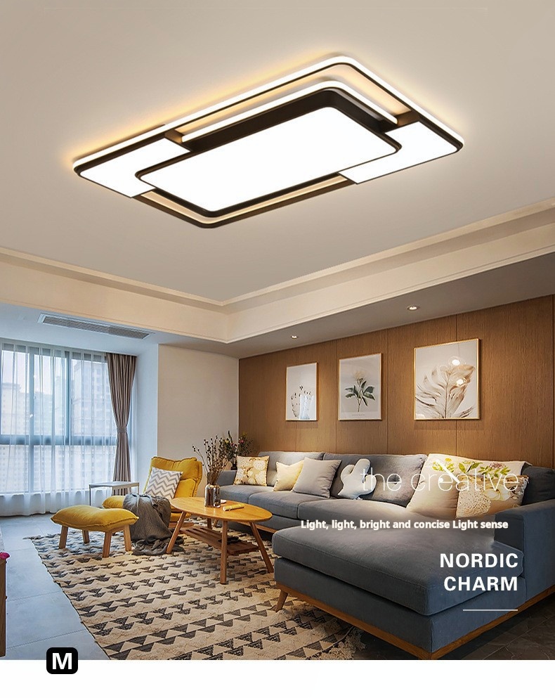 LETOBON LED Tricolor ceiling light Living room light With Remoter ...