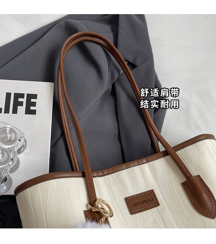 Large-capacity Tote Bag Female New Style Simple High-End Fashion ...