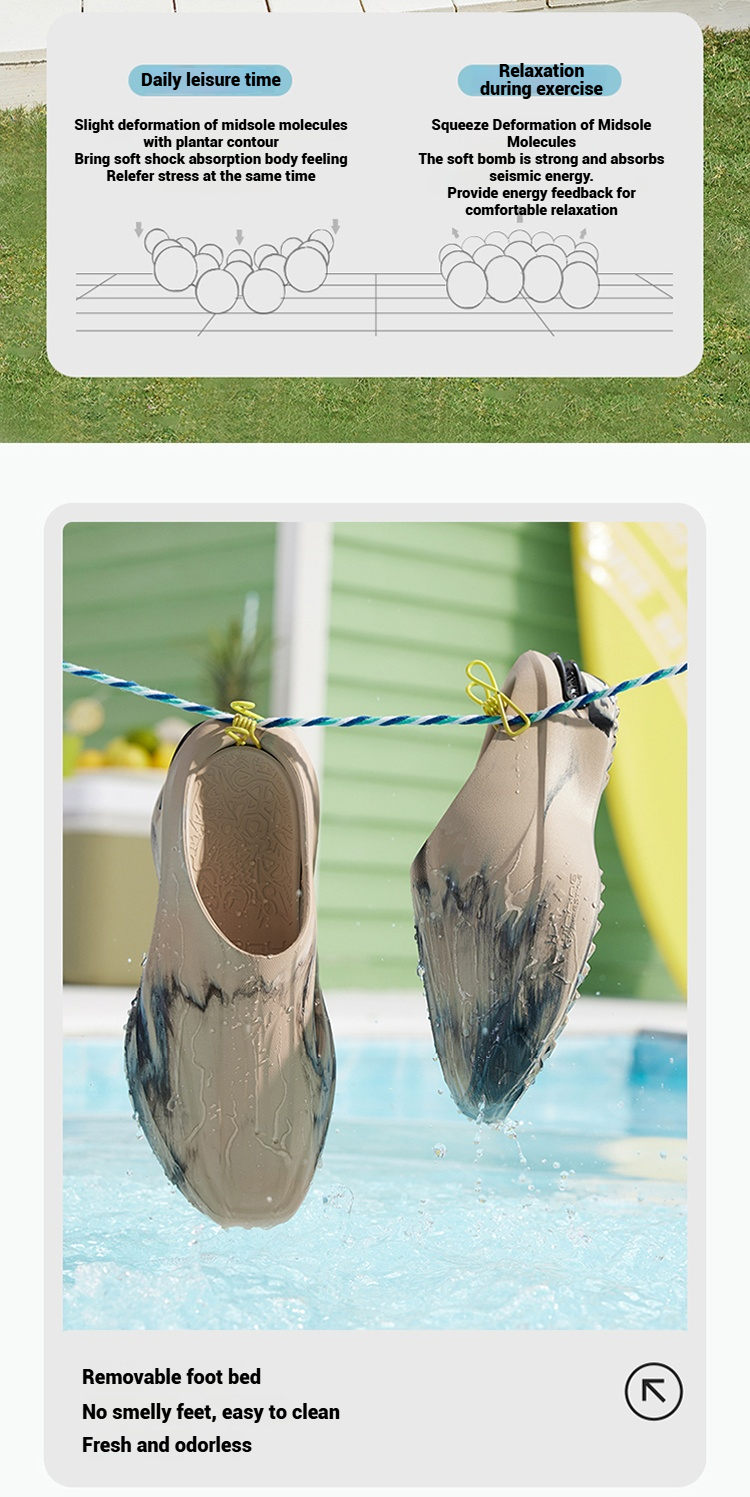 361 Degrees Joker Cyber Men Slipper Slides Outdoor 672521104 | Shopee ...