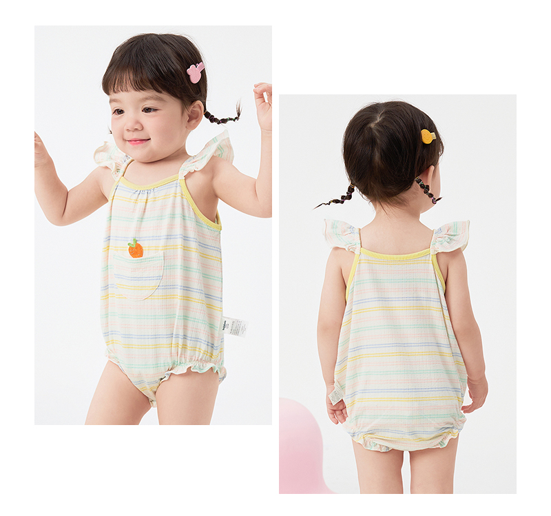 balabala Baby Clothing Newborn Bodysuit Cover Girl Crawling Suits ...