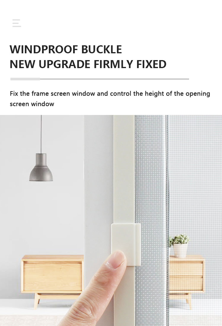 DIY Strong Magnetic Window Screen with Frame Simple High Quality Anti ...