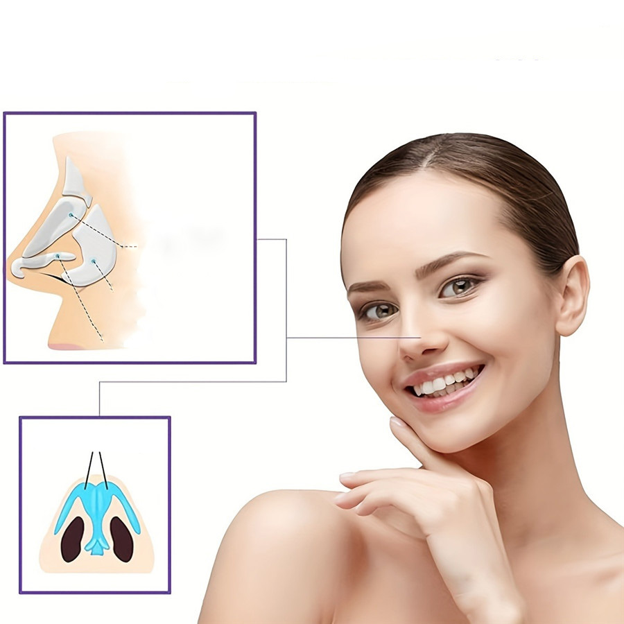 Wide Nose Soft Silicone Nose Corrector, Nose Shape Massager, Suitable ...