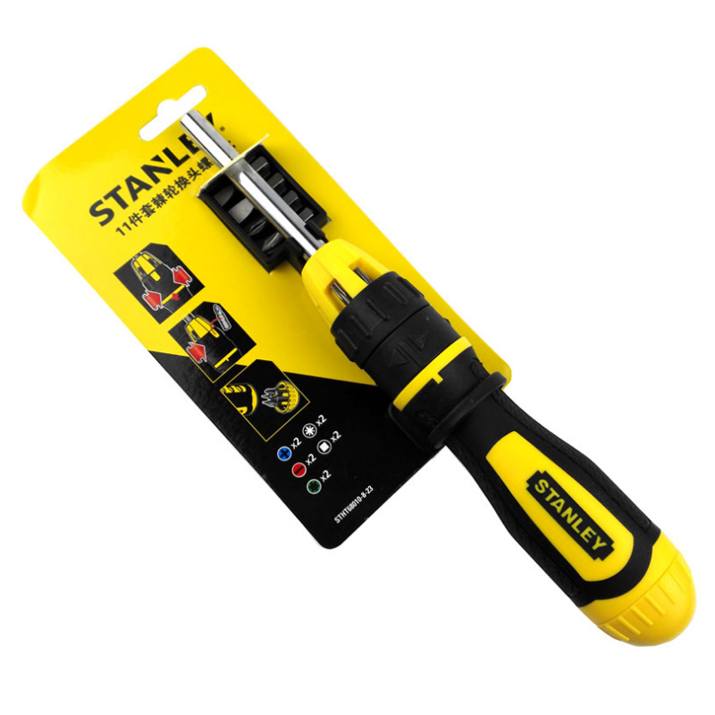 Stanley STHT68010-8-23 Ratchet Changeable Head Screwdriver ...