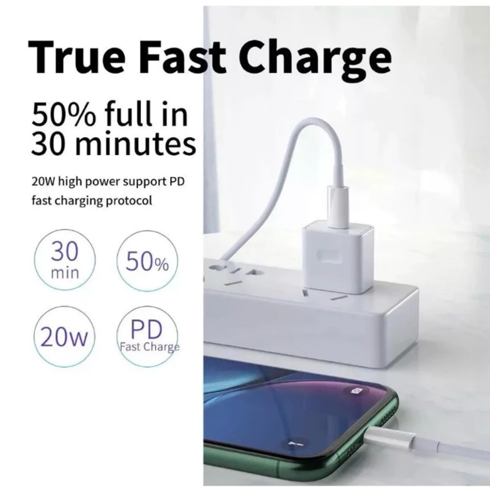 PD20W USB C to IOS Fast Charging Cable For ip 14 13 12 11 Pro Max X XS ...