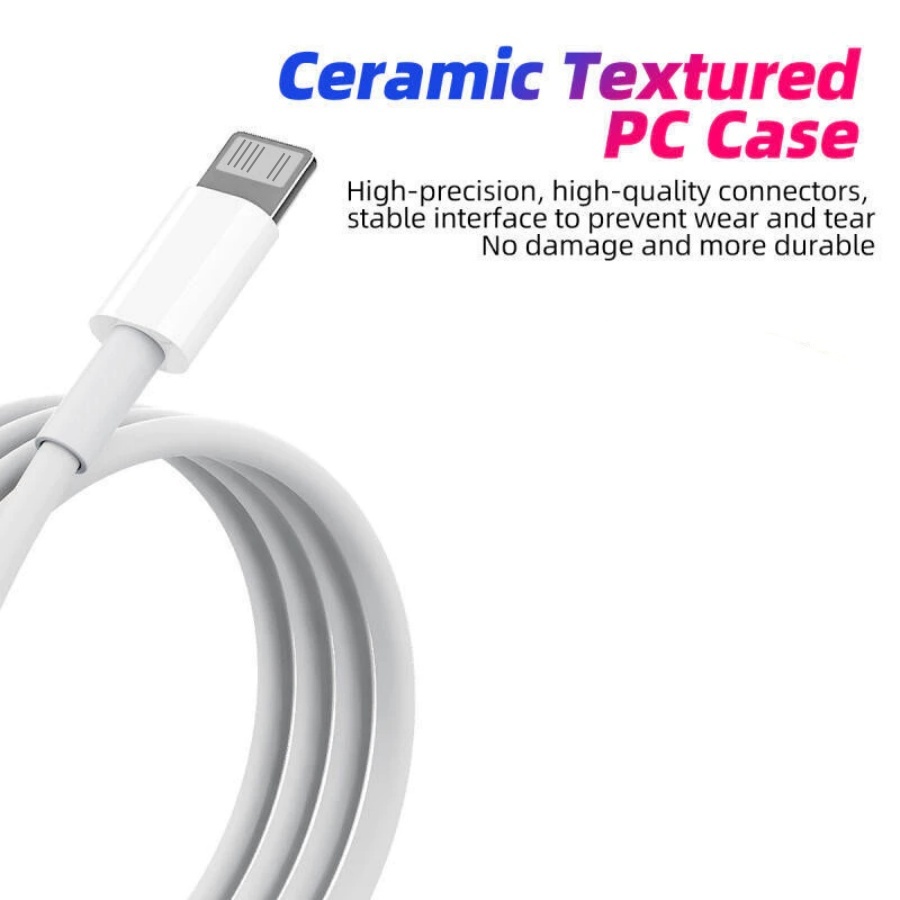 PD20W USB C to IOS Fast Charging Cable For ip 14 13 12 11 Pro Max X XS ...