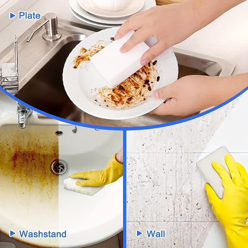 Eco-Friendly Magic Sponges 20-Pack | Effortless Cleaning Solution ...
