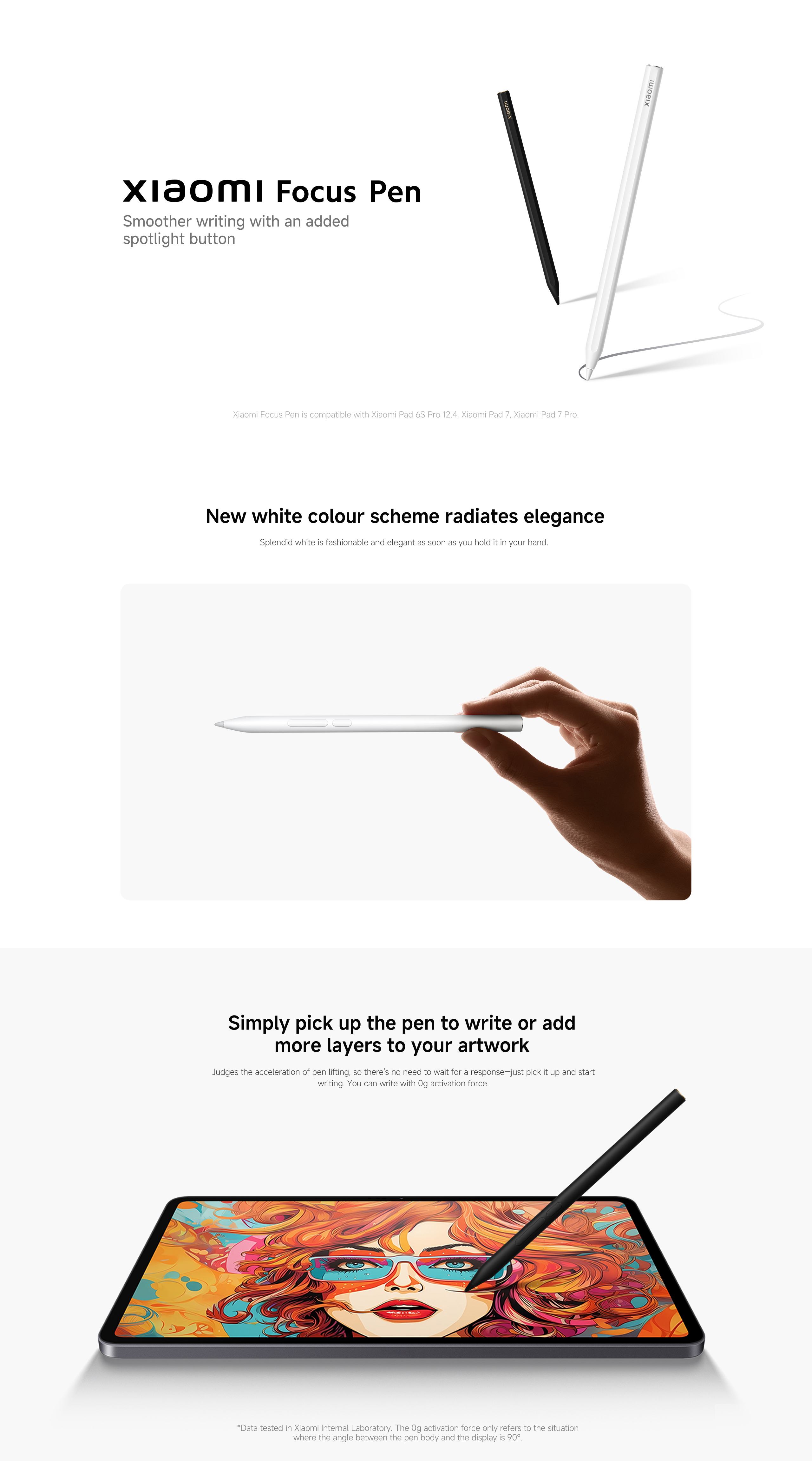 Xiaomi Pad 7/7 Pro Focus Pen Global Version | Shopee Philippines