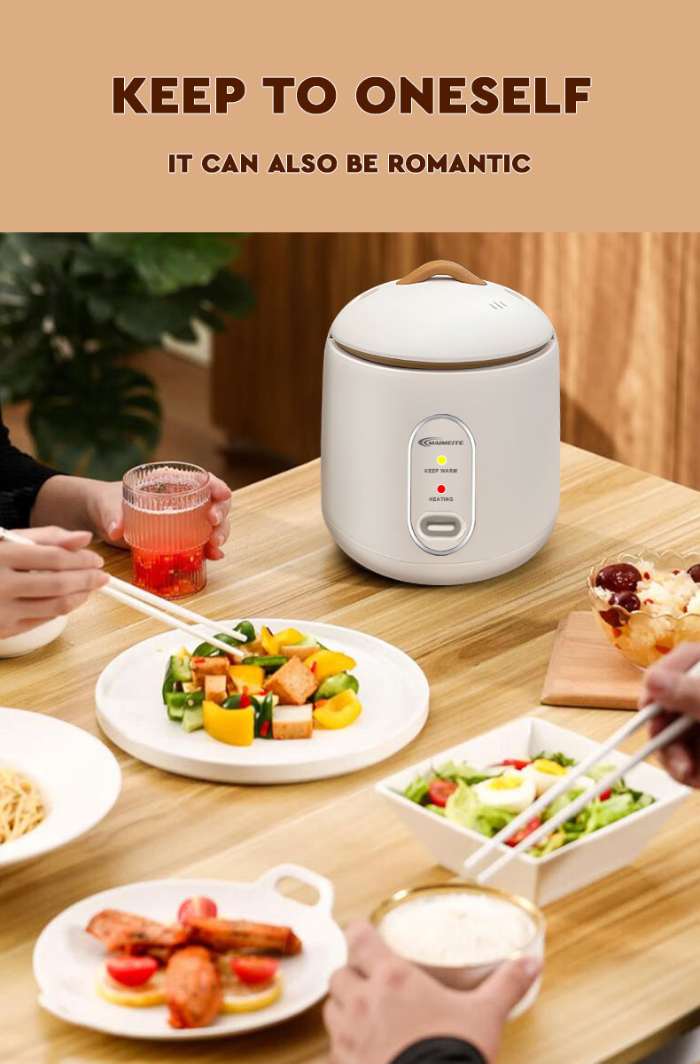 MAIMEITE Mini Rice Cooker With Steamer Multifunctiona electric cooker ...