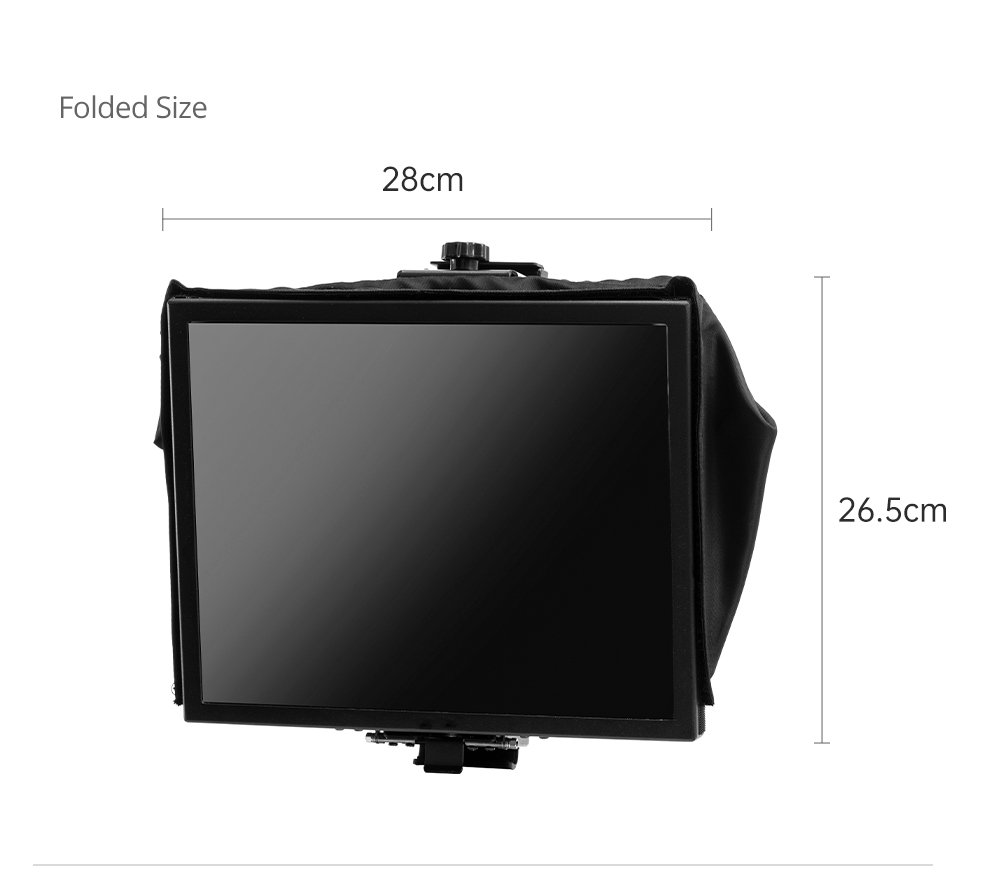 Ambitful T14 PRO Big Screen Prompter Professional Interview Foldable ...