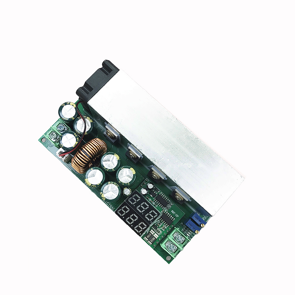 DC-DC High Power 600W Adjustable Step-down Power Supply Module With Fan 12V-80V To 2.5V-50V Buck ...