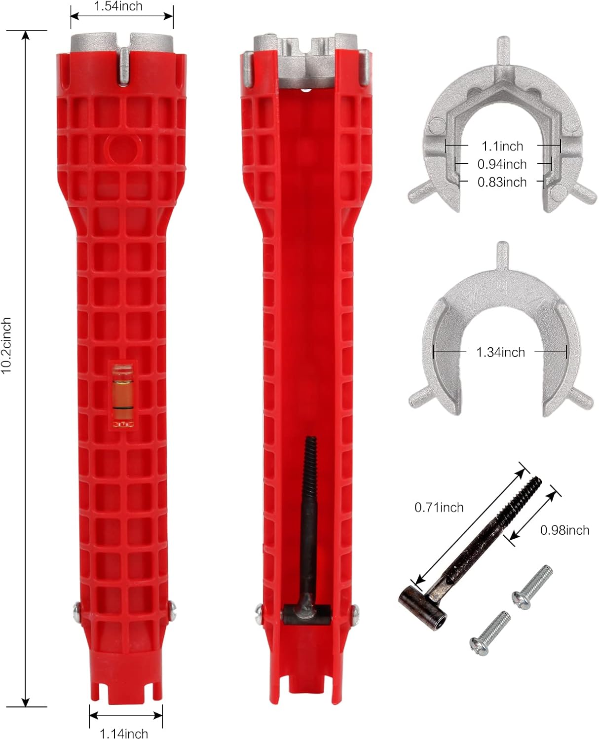 14-in-1 Multi-Purpose Faucet And Sink Installer Wrench For Plumbing And ...