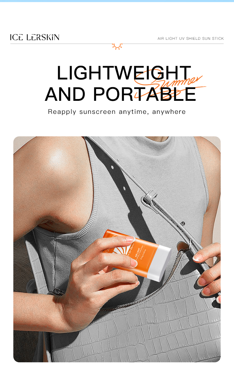 ICE LERSKIN Sunscreen Stick SPF 50+ PA+++ Easy Application For ...