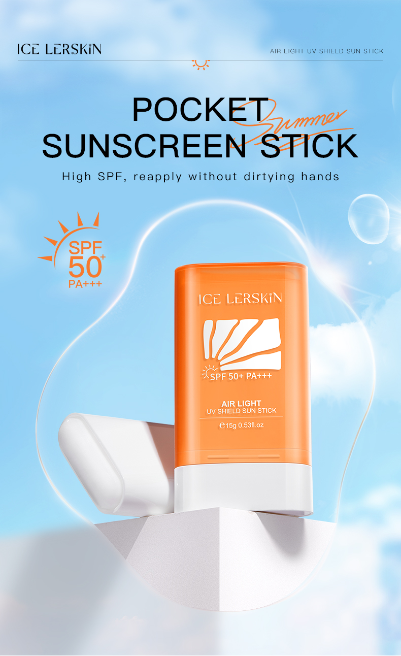 ICE LERSKIN Sunscreen Stick SPF 50+ PA+++ Easy Application For ...