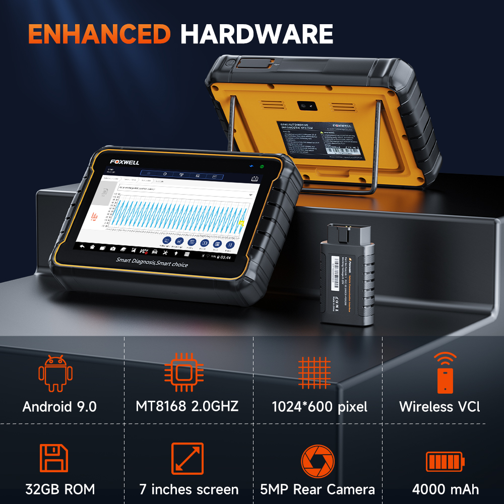 FOXWELL GT60 Automotive Professional Bi-directional OBD2 Scanner Full ...