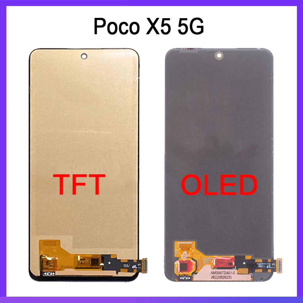 OriginalAMOLED For Xiaomi Poco X5 5G X5 Pro 5G LCD Display Touch Screen ...