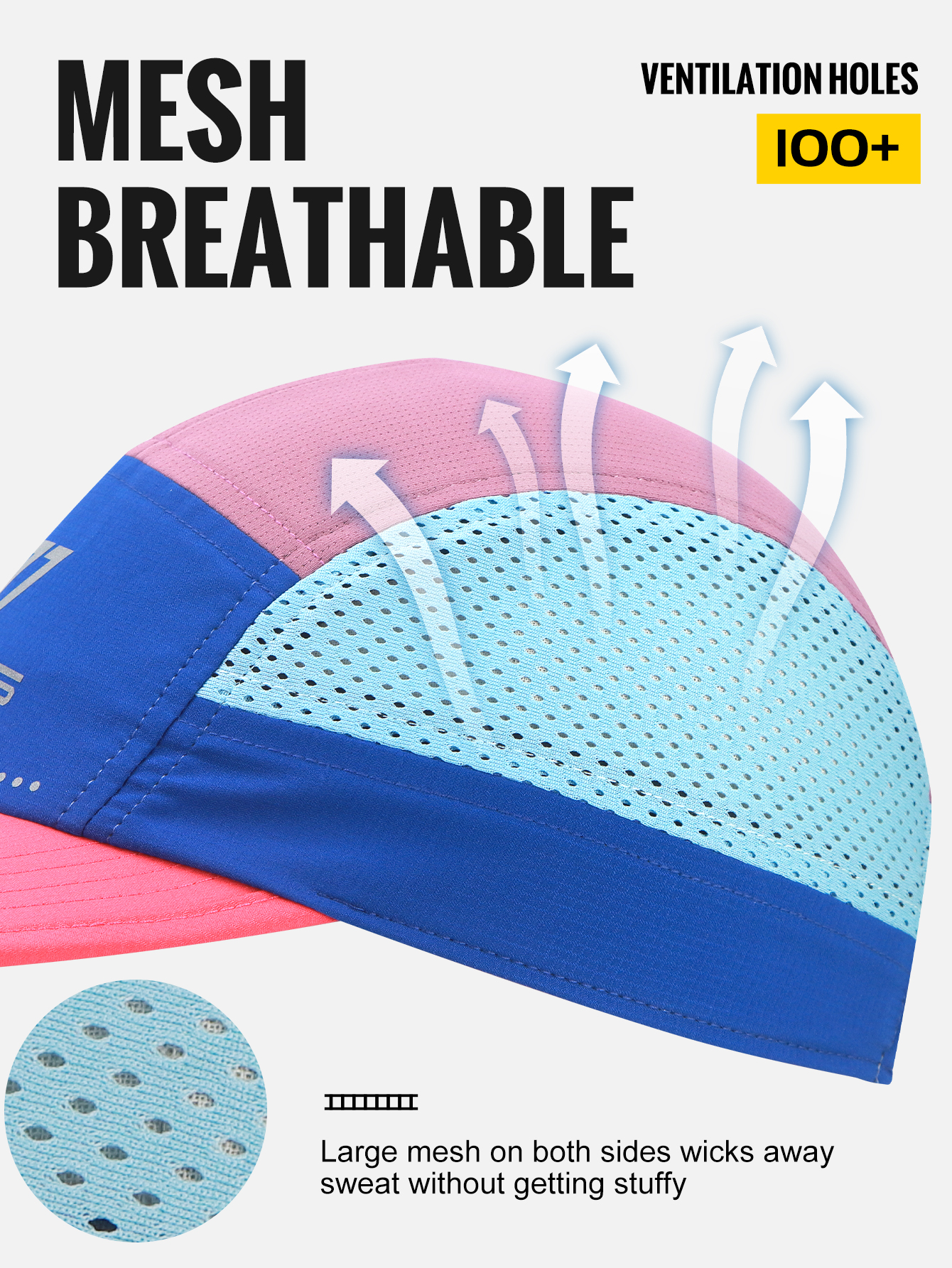 WRELS Marathon running sweat guide cap off-road breathable men and ...
