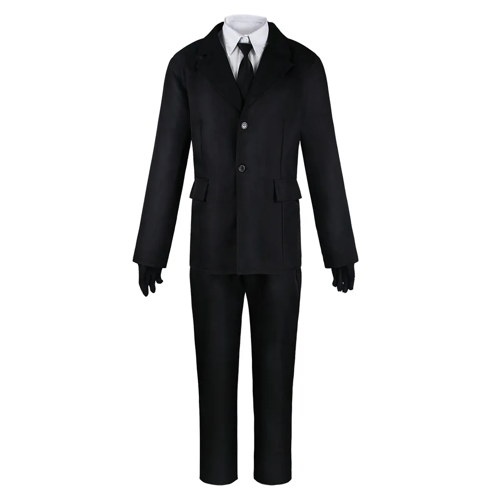 Dazai Cosplay Costume Black Trench Jacket Pants bandage Osamu Outfits ...