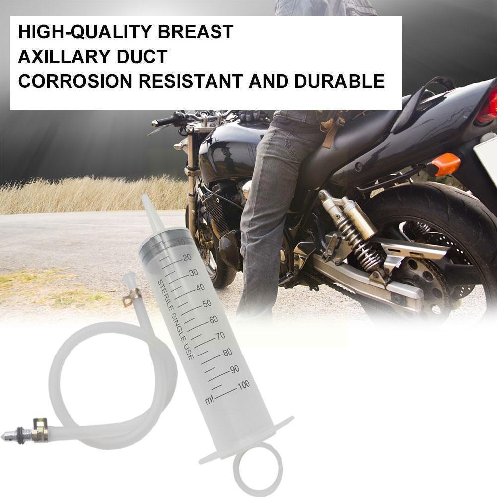 100ML Motorcycle Bleed Kit/Motorcycle Brake Caliper Gas Bleeder Syringe ...