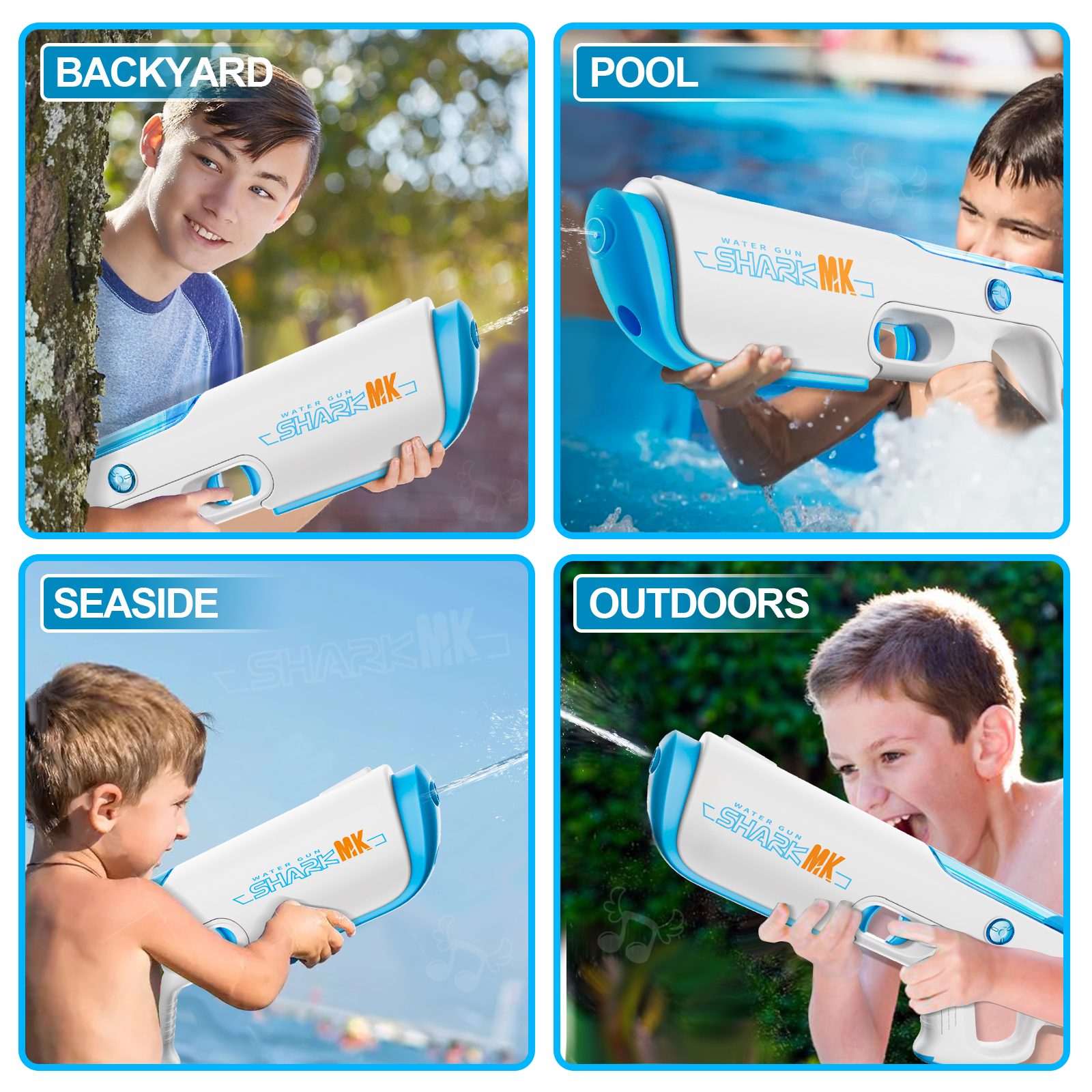 Automatic water-absorbing water gun M416 electric water gun High ...