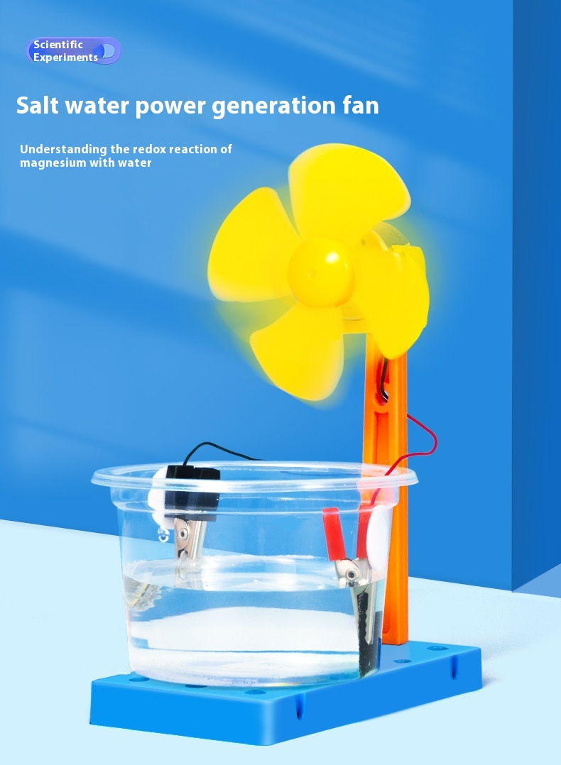 [Scientific Experiment DIY] Salt Water Generator Fan Technology Small ...
