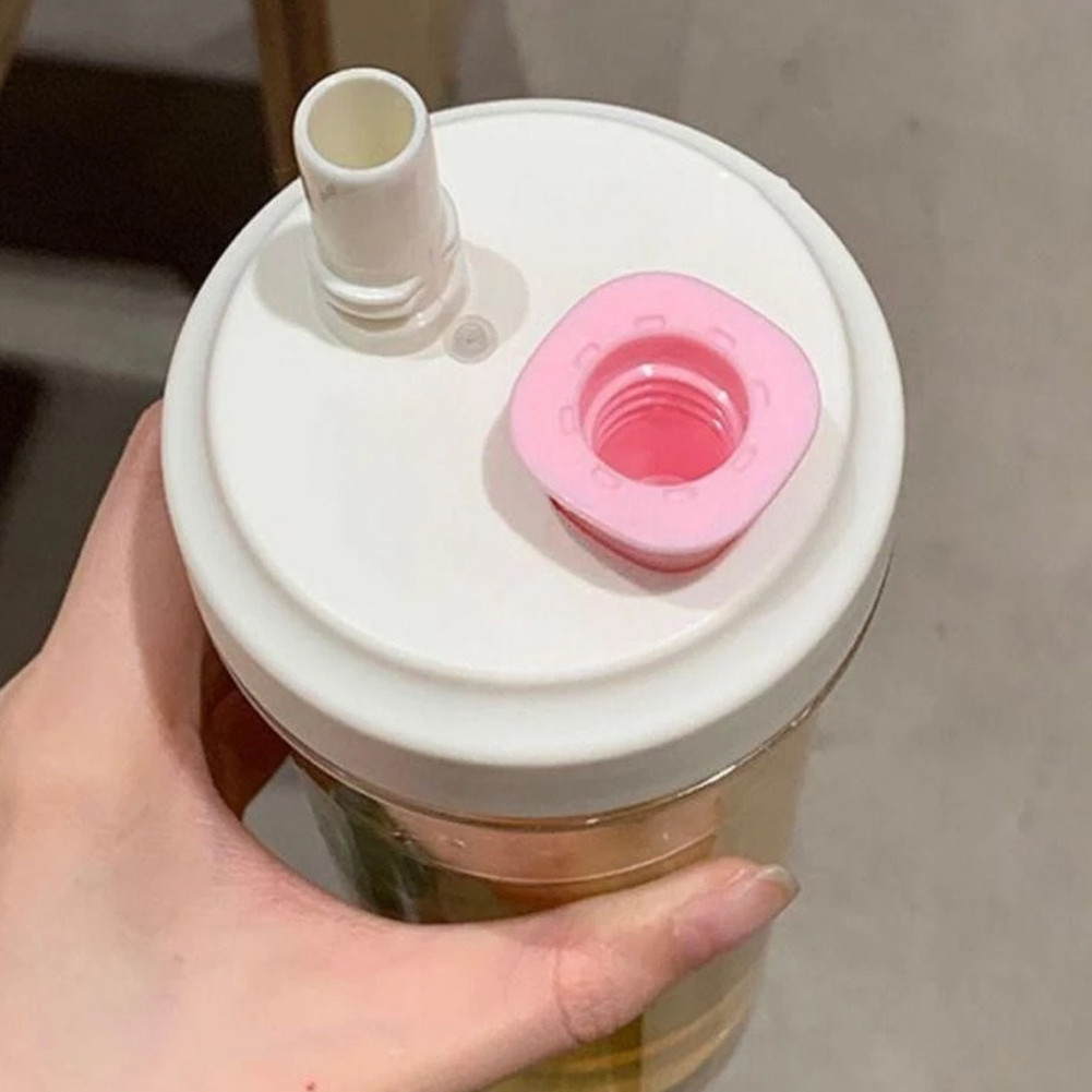 Pearl milk tea straw cup 500ml /850ML Portable straw cup Large capacity ...
