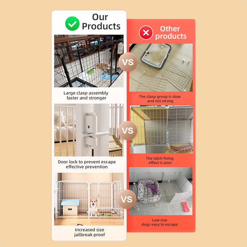 Pet Fence Pet Dog Fence Pet Cage Dog Cage Square Dog Cage | Shopee Philippines