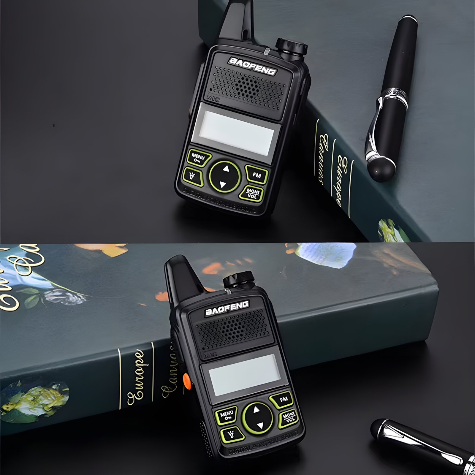 【MINI/2pcs】Baofeng T1 Mini UHF 400-470MHz 20 Channels two-way radio ...