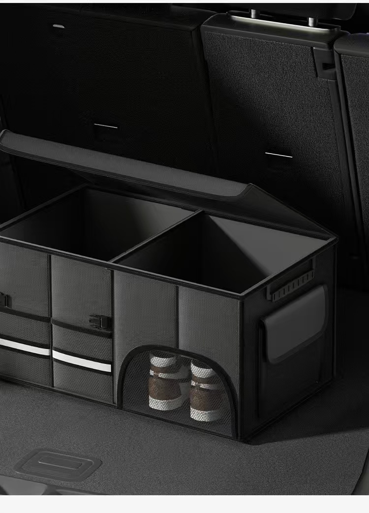 Car Trunk Storage Box Foldable Oxford Cloth Interior Item Storage Box ...