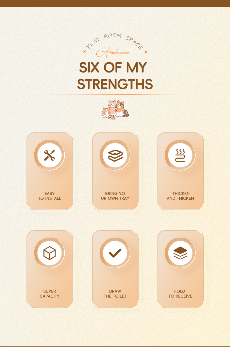 BOENIN PET Cat Cage 4 Layer Large Platform Condo Villa Stackable Cat ...