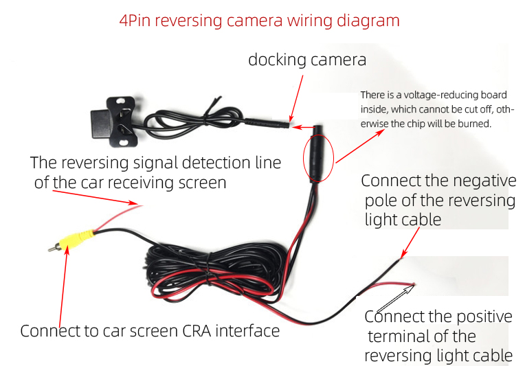 4pin Reversing Lens 4pin Rear Lens Four Pin Rear Lens Four Pin ...