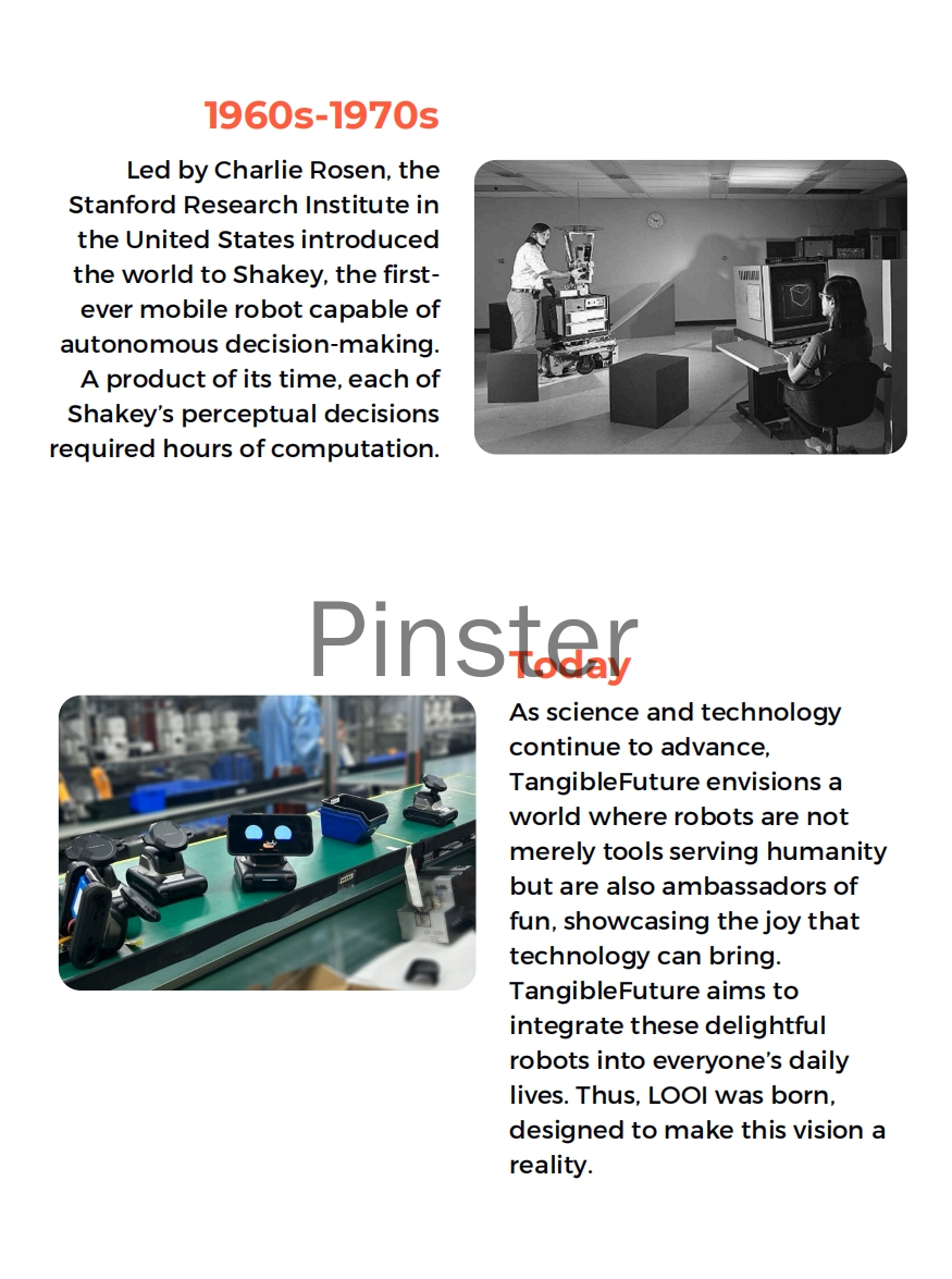 LOOI Robot ChatGPT Integrated Biomimetic Behavior System AI with Personality 10W Wireless Phone ...