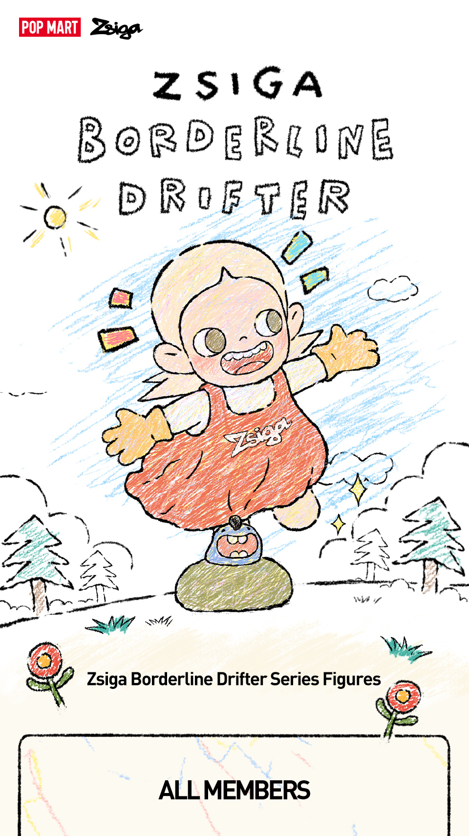 POP MART Zsiga Borderline Drifter Series Figures | Shopee Philippines