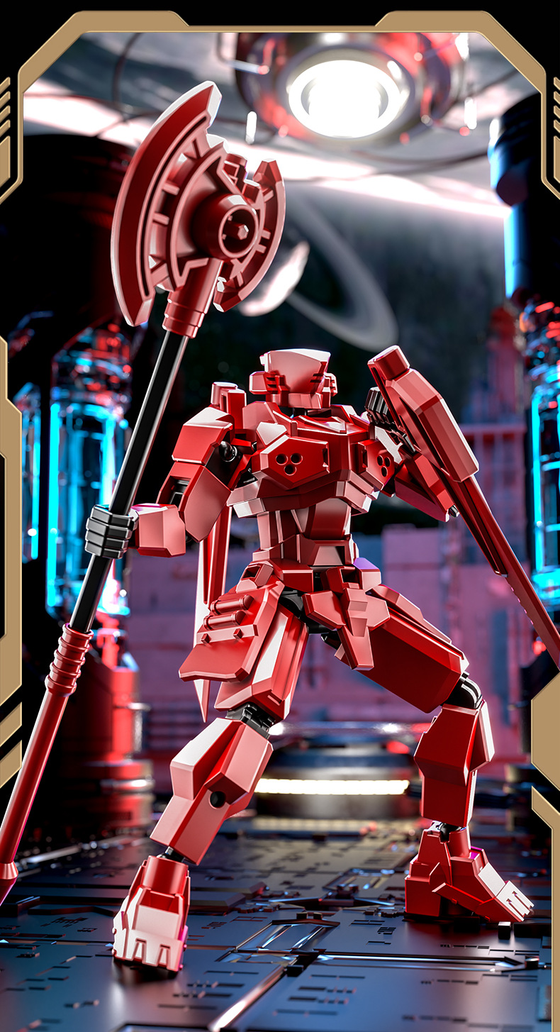 MechWarrior 3D printed Dummy 13 Action Figure,T13 DIY gift,Lucky 13 ...