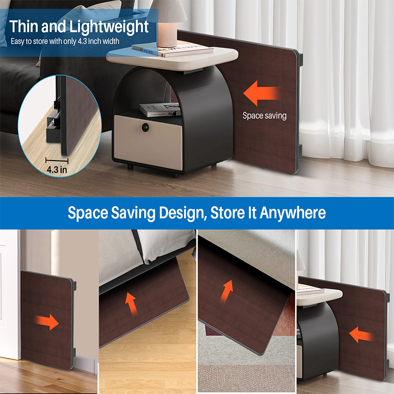 1/2 Laye Portable Foldable Table Desk For Computer Office Dining Study ...