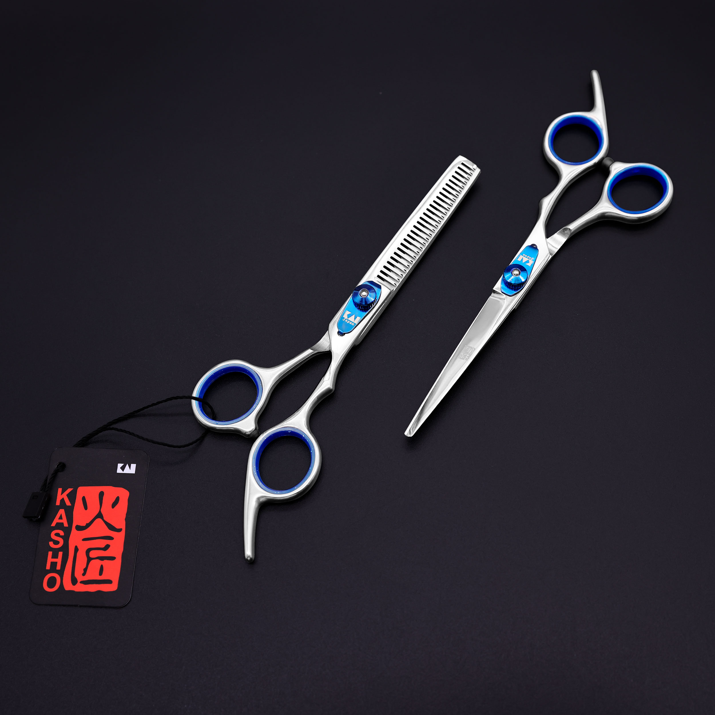 Ready Stock Salon Barber Scissors for Hair Cut Kasho 6 Inch Scissors Hair Cutting Tools Barber ...