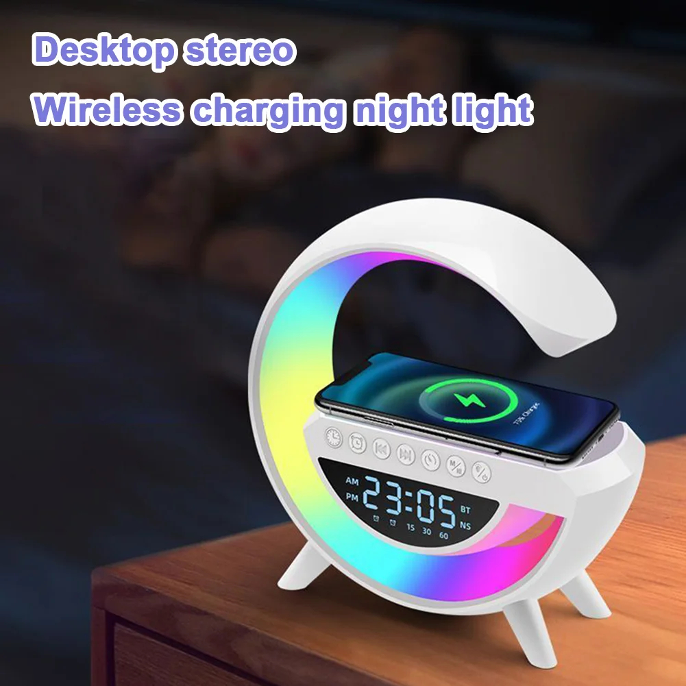4-in-1 Multifunction Bluetooth Speaker TF RGB Night Light with Wireless ...