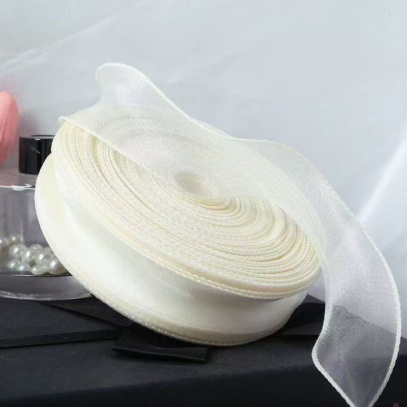 50-Yard Rainbow Fish Tail Chiffon Ribbon Flower Bouquet Packaging ...