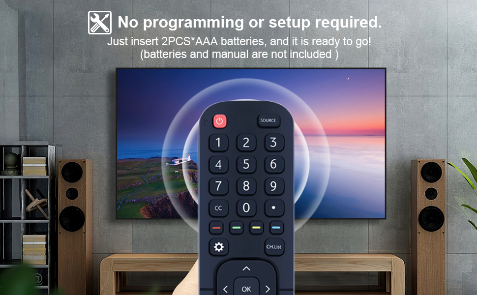 For Devant Hisense Smart TV remote Replacement, Original EN2BD27H ...