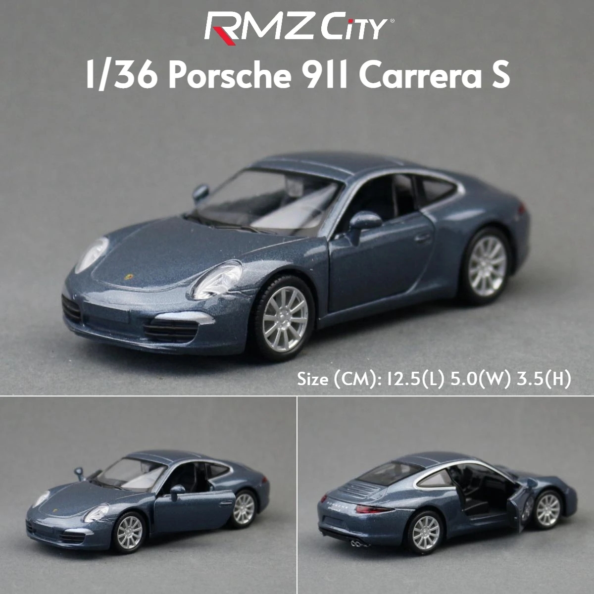 RMZ CITY 1/36 Porsche Series Simulation Die Cast Car Models Diecast ...