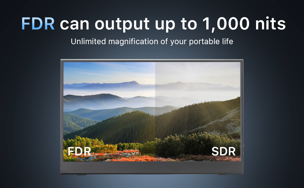 【TOUCH SCREEN】Portable Monitor 4K 14 /15.6 inch External Monitor Small ...