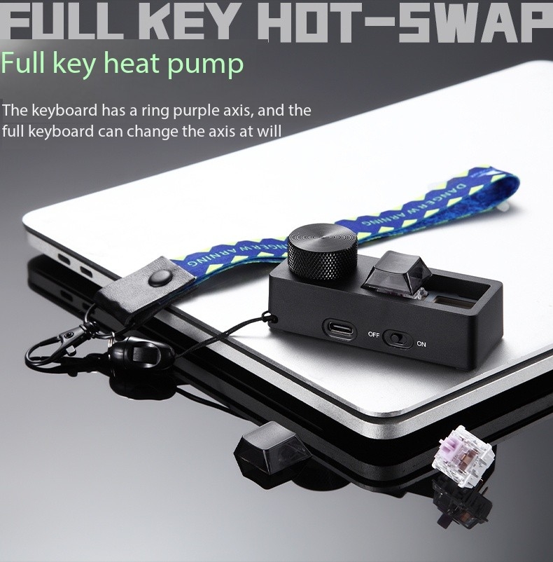 DarmoShark K2PRO Two-button Custom Keypad Copy-paste Wireless ...