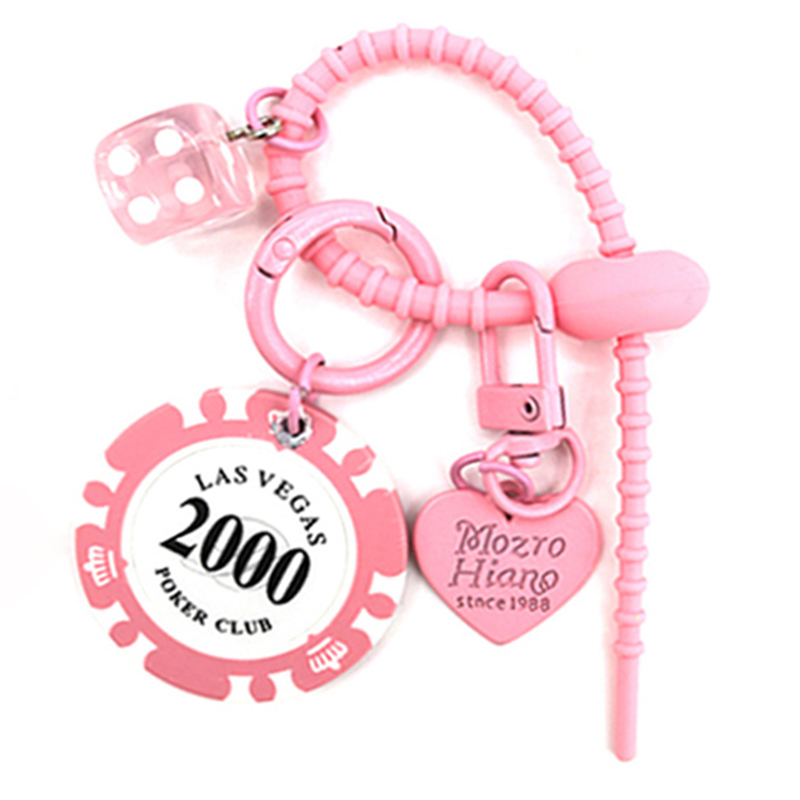 1pc Round Keychain Fashionable Backpack Charm Versatile Hanging Pendant ...