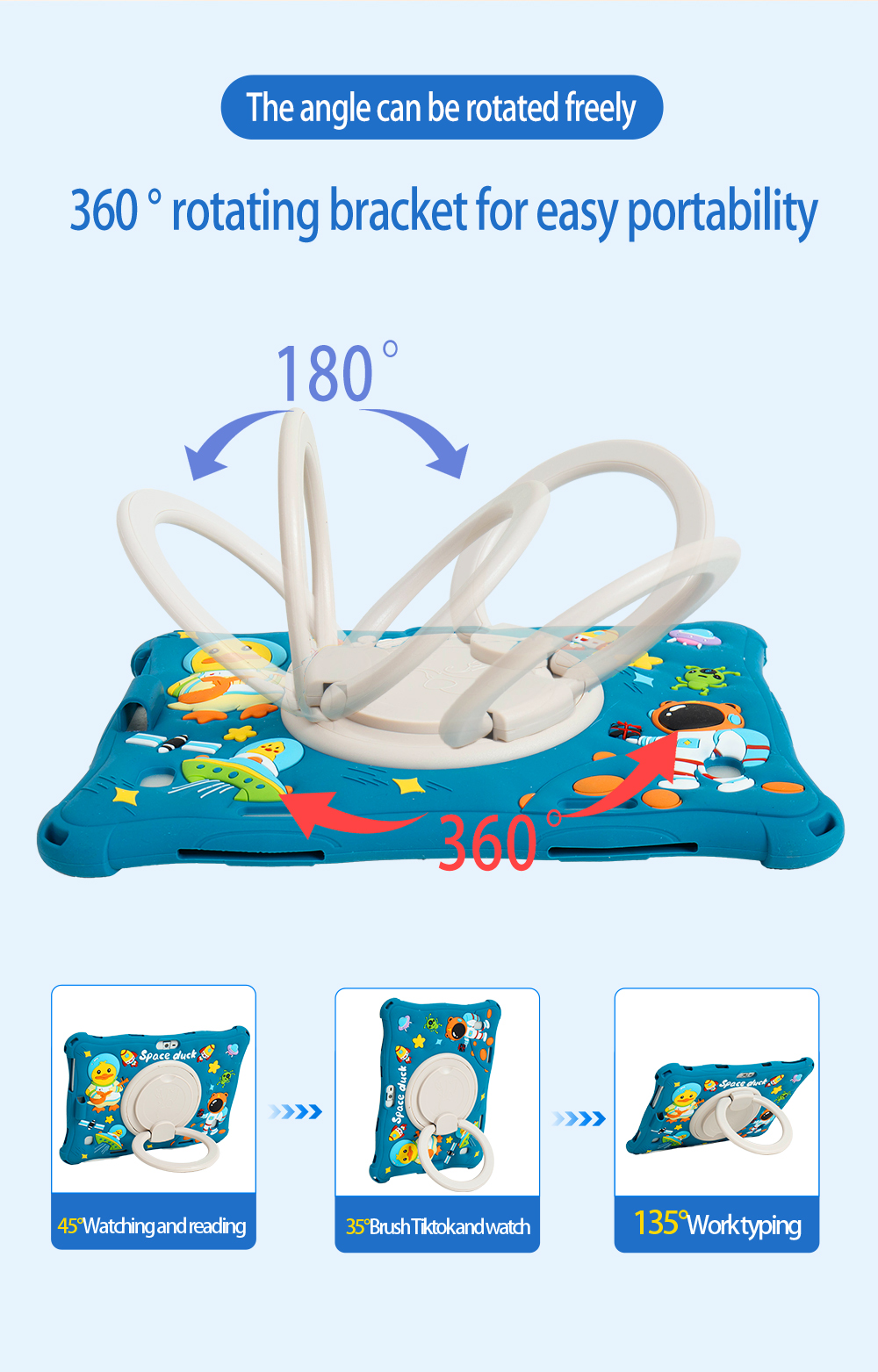 for ALLDOCUBE iPlay 50S iPlay50S 10.1 Inch 360 Degree Rotating Cute ...