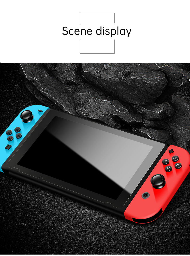 PZOZ Screen Protector For Nintendo Switch OLED/ Switch V2 Full Coverage ...