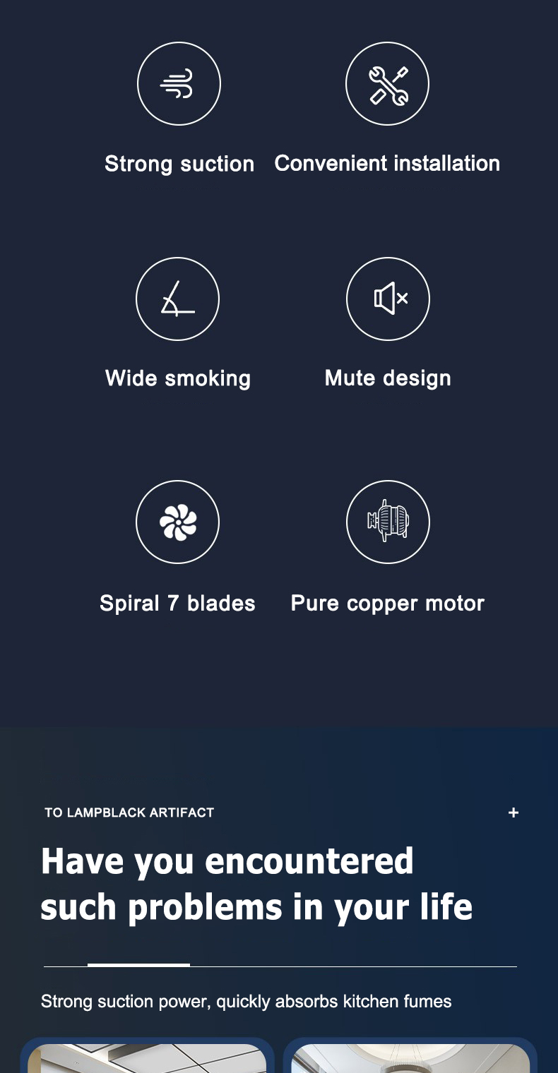 MIDOO Exhaust Fan 4/6/8/10/12 inch Home Oil Fume Exhaust Fan Room ...