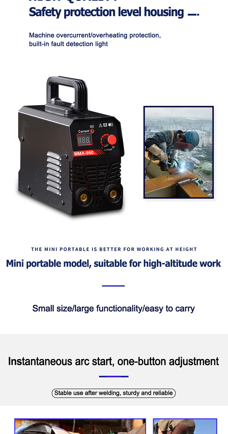 MMA-950 ARC Welding Machine Inverter Portable Welder High quality mini ...