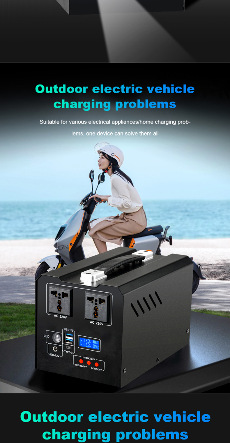 300W/350W/500W Solar Power Station 288,000mAh Solar Power generator Portable Outdoor Solar Power ...